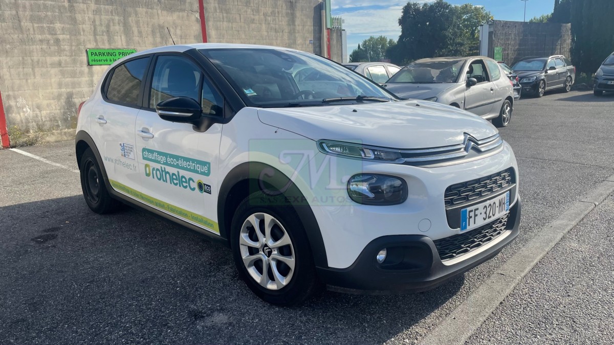 CITROEN - C3 III 1.5 BLUEHDI 100 S/S FEEL NAV SOCIETE - Véhicule ...